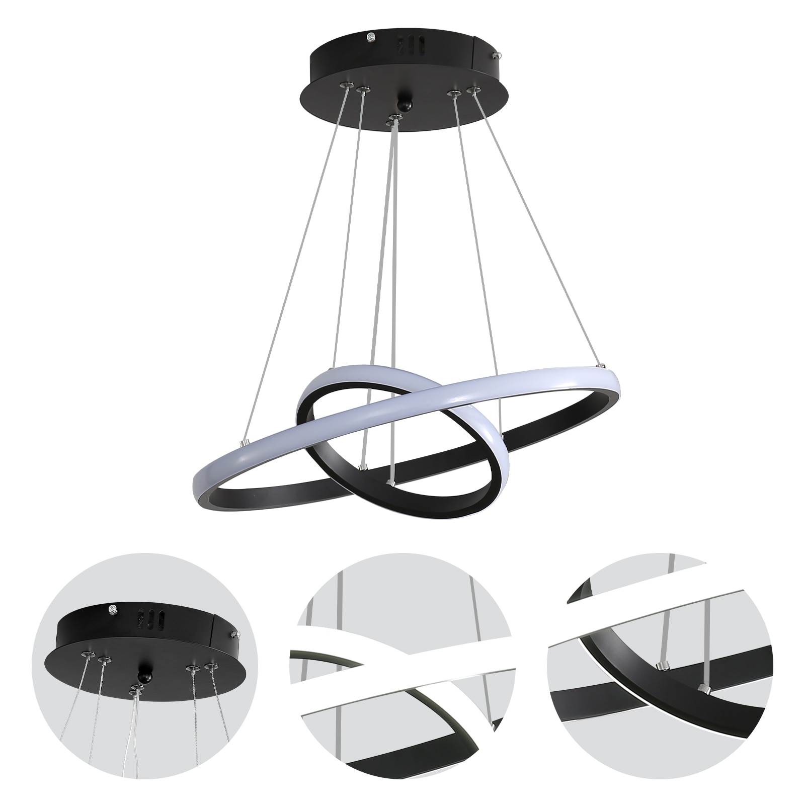 Candelabru Circular, Toolight, 220v, 27w, Diametru 20/40 cm, Lumina ...