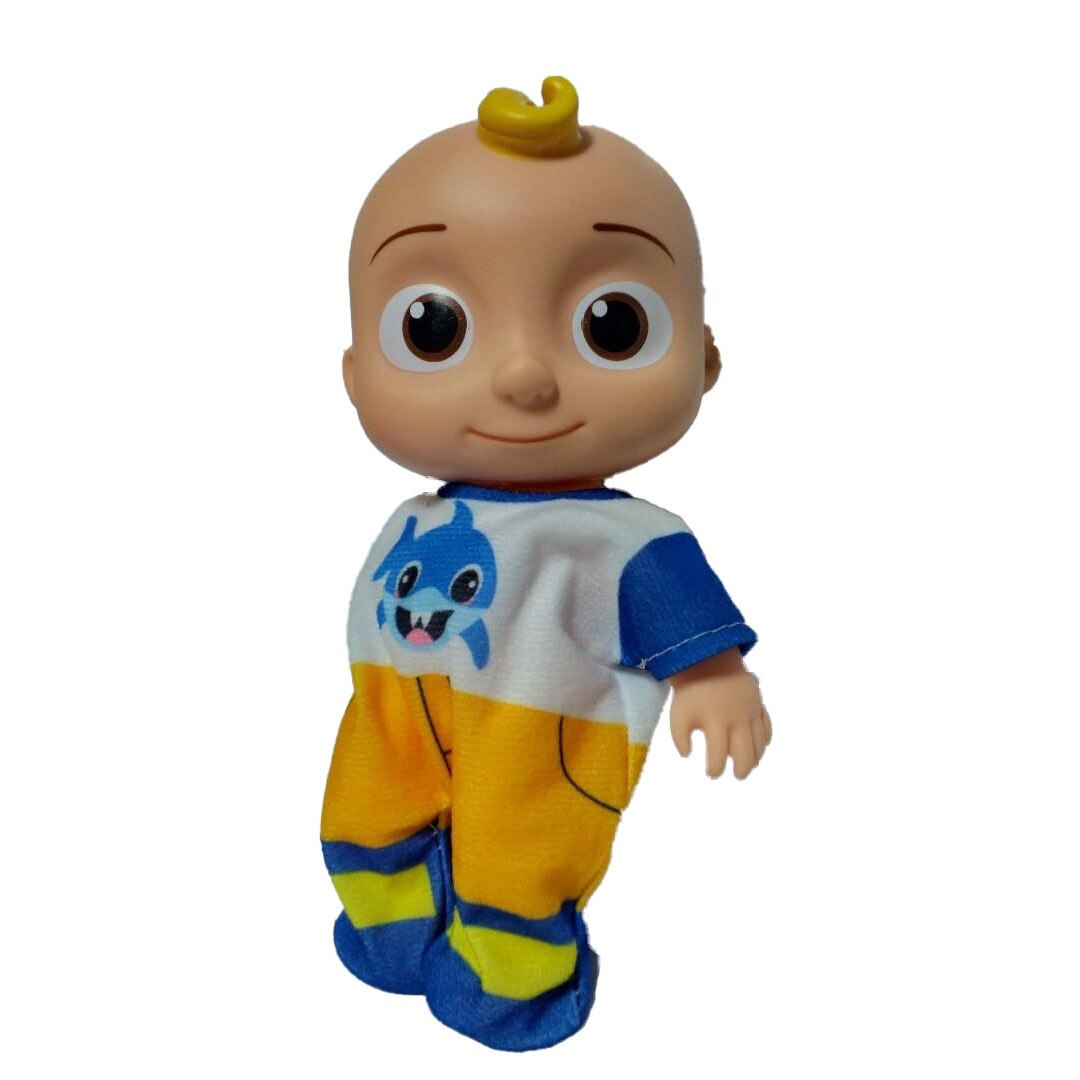 Set bebelus CoComelon, interactive, cu accesorii, costum cu rechin, 20 ...