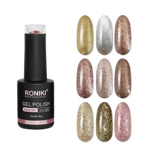 Set 12 Oje Semipermanente Roniki 10ml Fluorescent Color - eMAG.ro