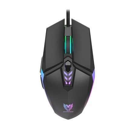 Mouse Moveteck TG-7210716, Gaming, Iluminare de fundal color, Optic, 6D ...