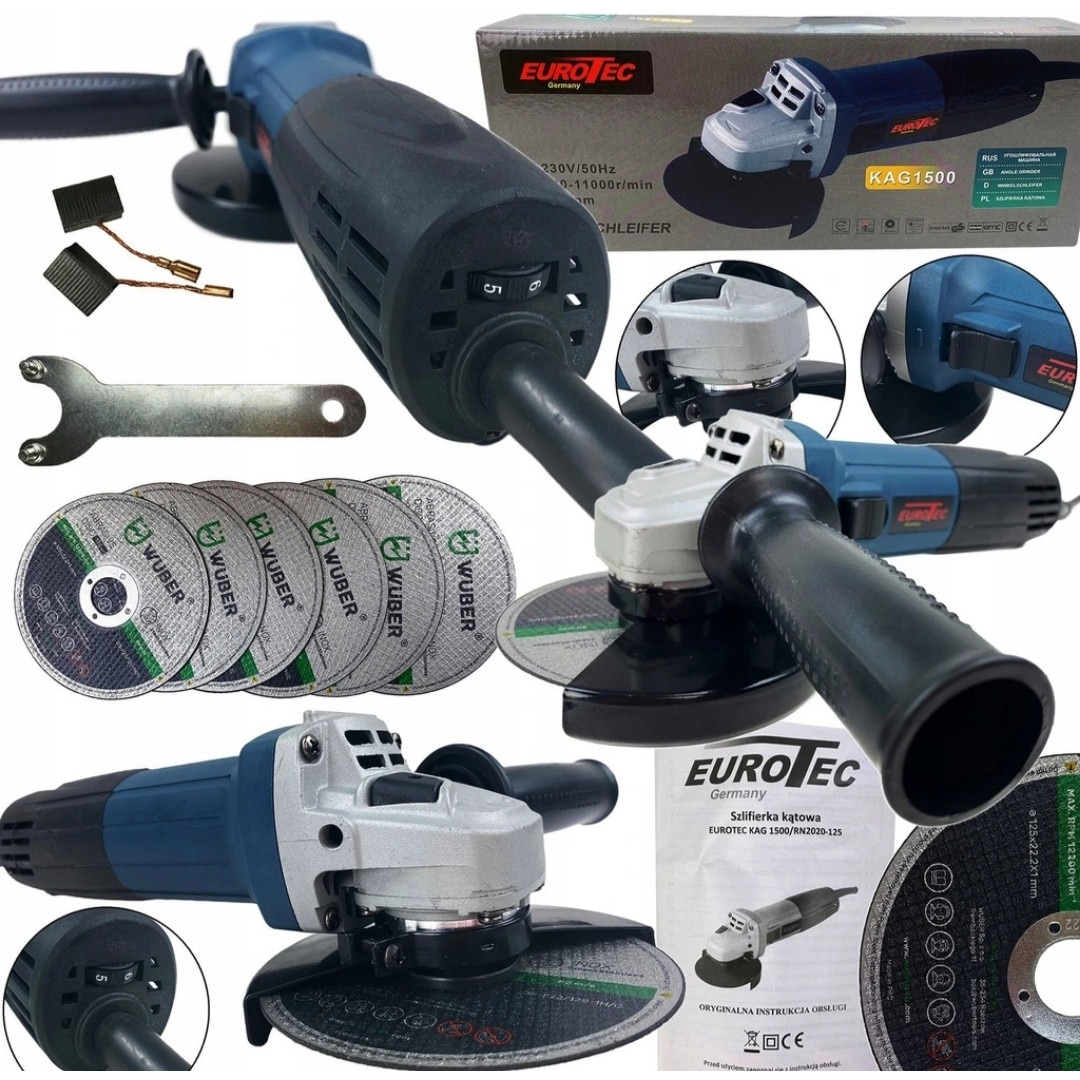 Флекс, ъглошлайф 125мм 1550W Eurotec - eMAG.bg