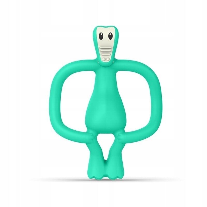 Jucarie pentru dentitie, Silicon, Model - maimuta, +3 luni, Verde - eMAG.ro