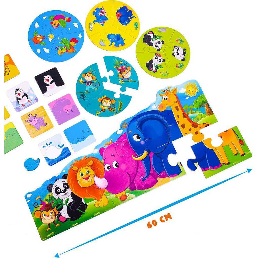 Joc educativ 3 in 1 Zoo, Roter Kafer - eMAG.ro