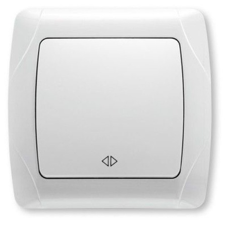 Intrerupator Viko Carmen cap cruce stea, Panasonic, IP 20, alb, din ...
