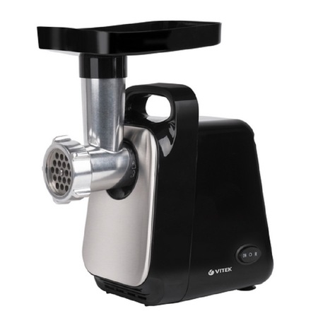 Masina de tocat carne VITEK VT-1675 cu puterea maxima 1500 W, capacitate de prelucrare 1 kg/min ...