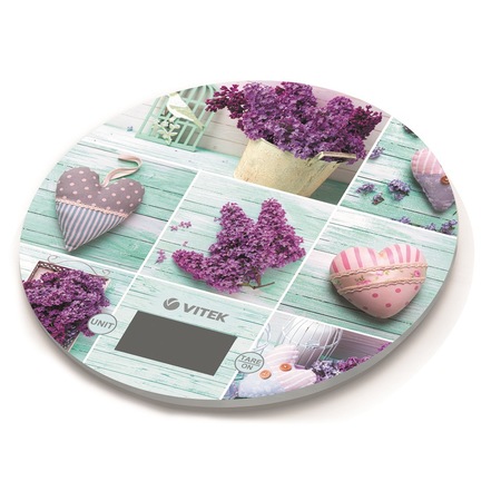 Cantar electronic de bucatarie VITEK VT-2426, Ecran LCD Digital, Multicolor - eMAG.ro