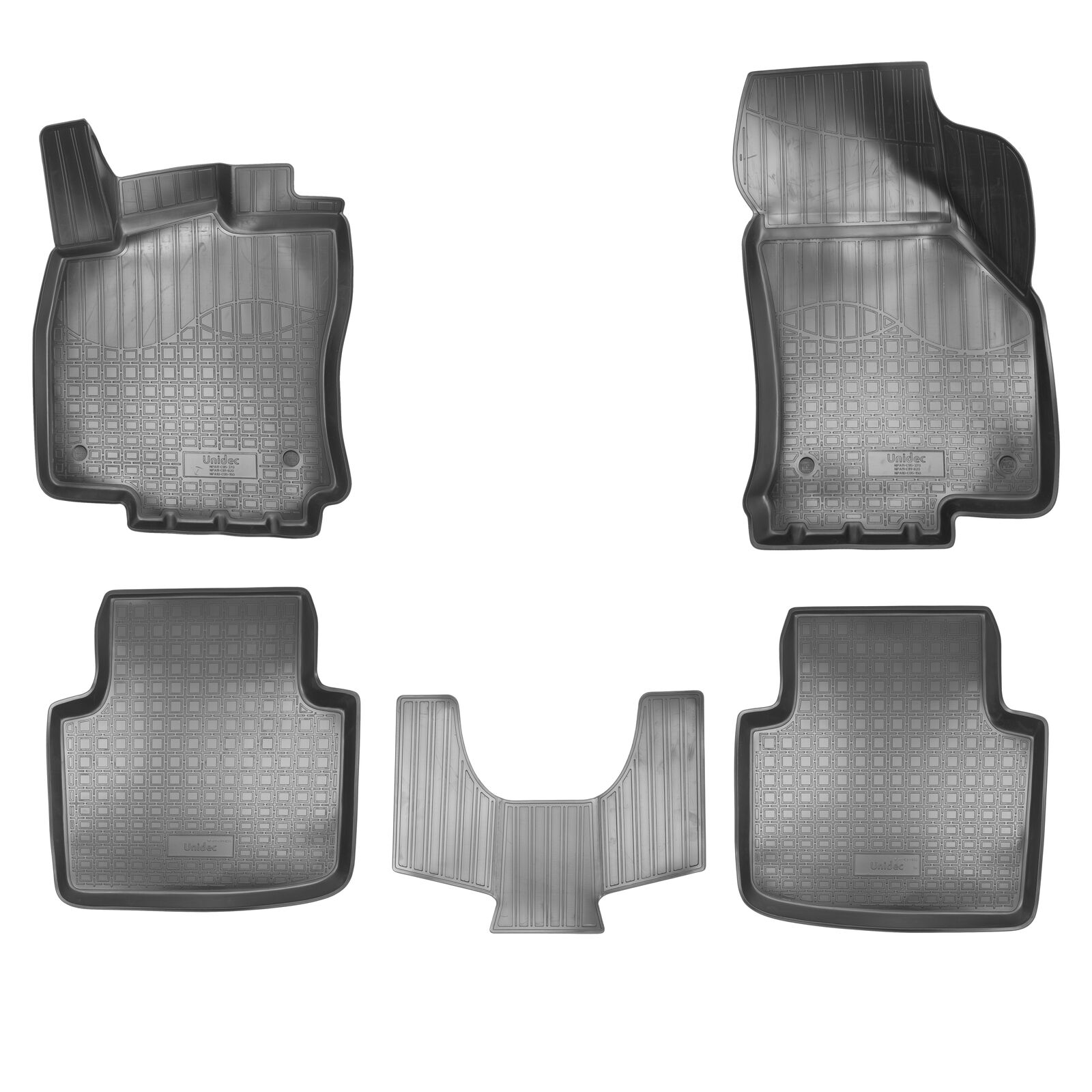 Set de 5 covorase cauciuc 3D stil tavita premium pentru Skoda Superb 3, III din 2015 - eMAG.ro