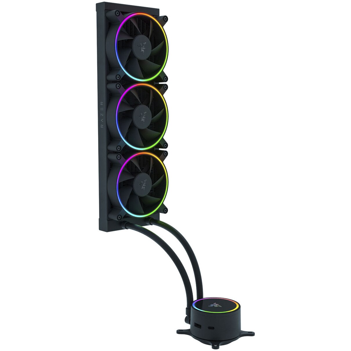 Cooler Procesor Razer Hanbo Chroma RGB 360mm, compatibil AMD/Intel ...