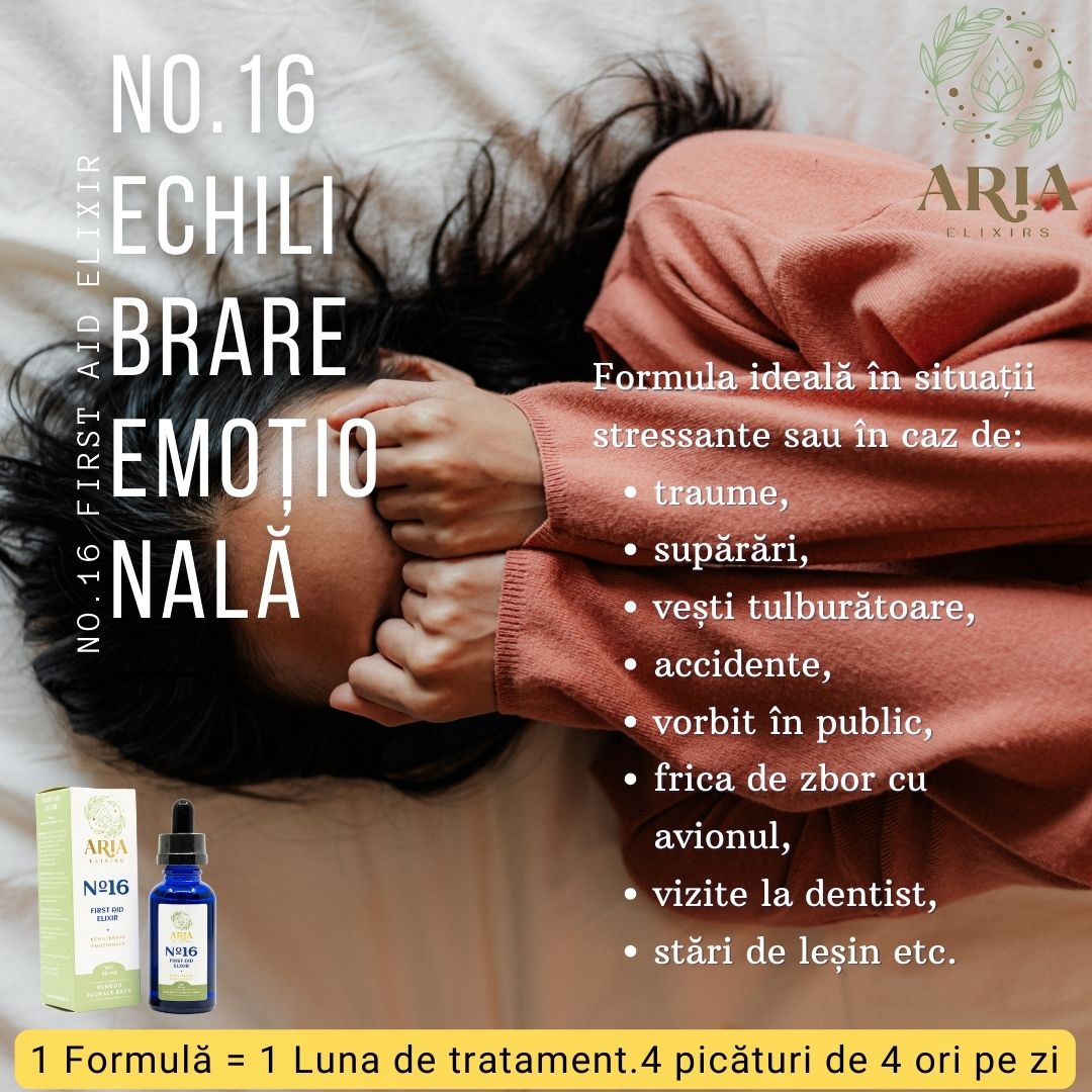 No.16 First aid Elixir- Echilibrare emotionala, Aria Elixirs, cu ...