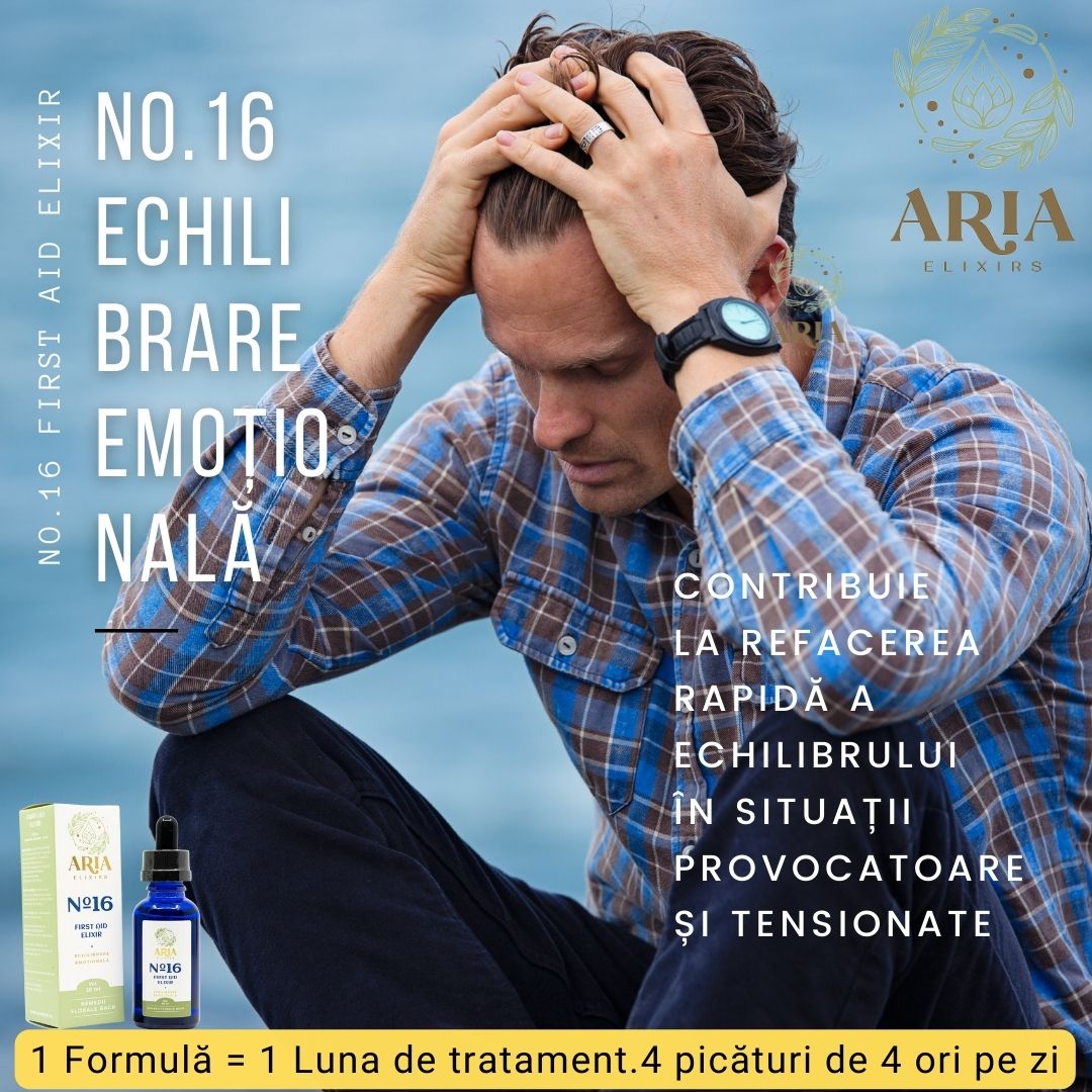 No.16 First aid Elixir- Echilibrare emotionala, Aria Elixirs, cu ...