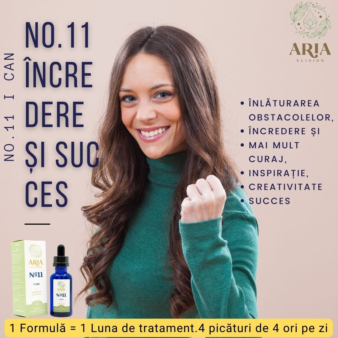 No.11 I can - Incredere si succes, Aria Elixirs, cu Remedii florale ...