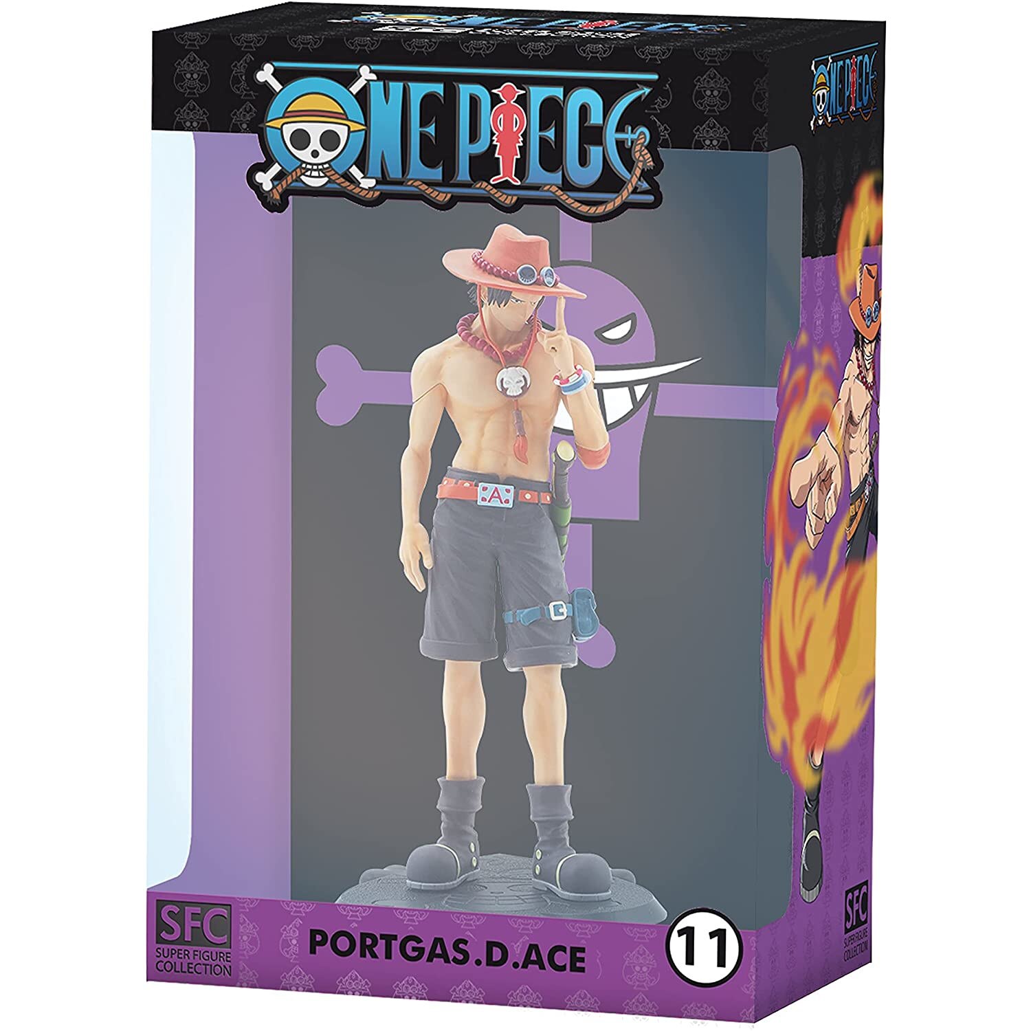 Figurina, One Piece, Portgas D. Ace, Multicolor, 18 cm - eMAG.ro
