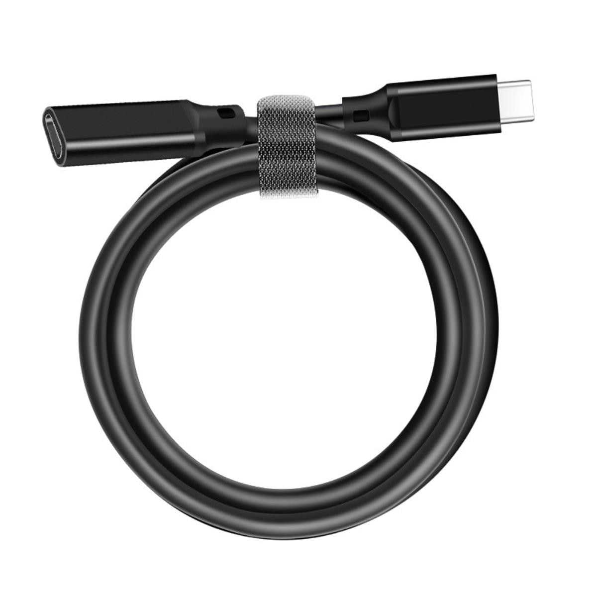 Cablu prelungitor USB-C, Tata/Mama, Compatibilitate multipla, 0.5 m ...