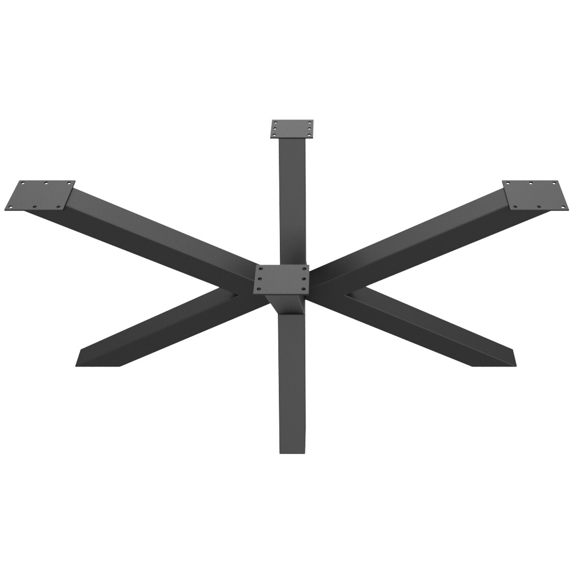 Picior metalic masa spider, 154x79x71 cm, negru mat - eMAG.ro