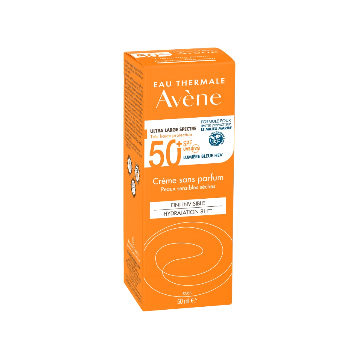 Crema de fata cu protectie solara Avene SPF 50+ TRIASORB, pentru ten ...