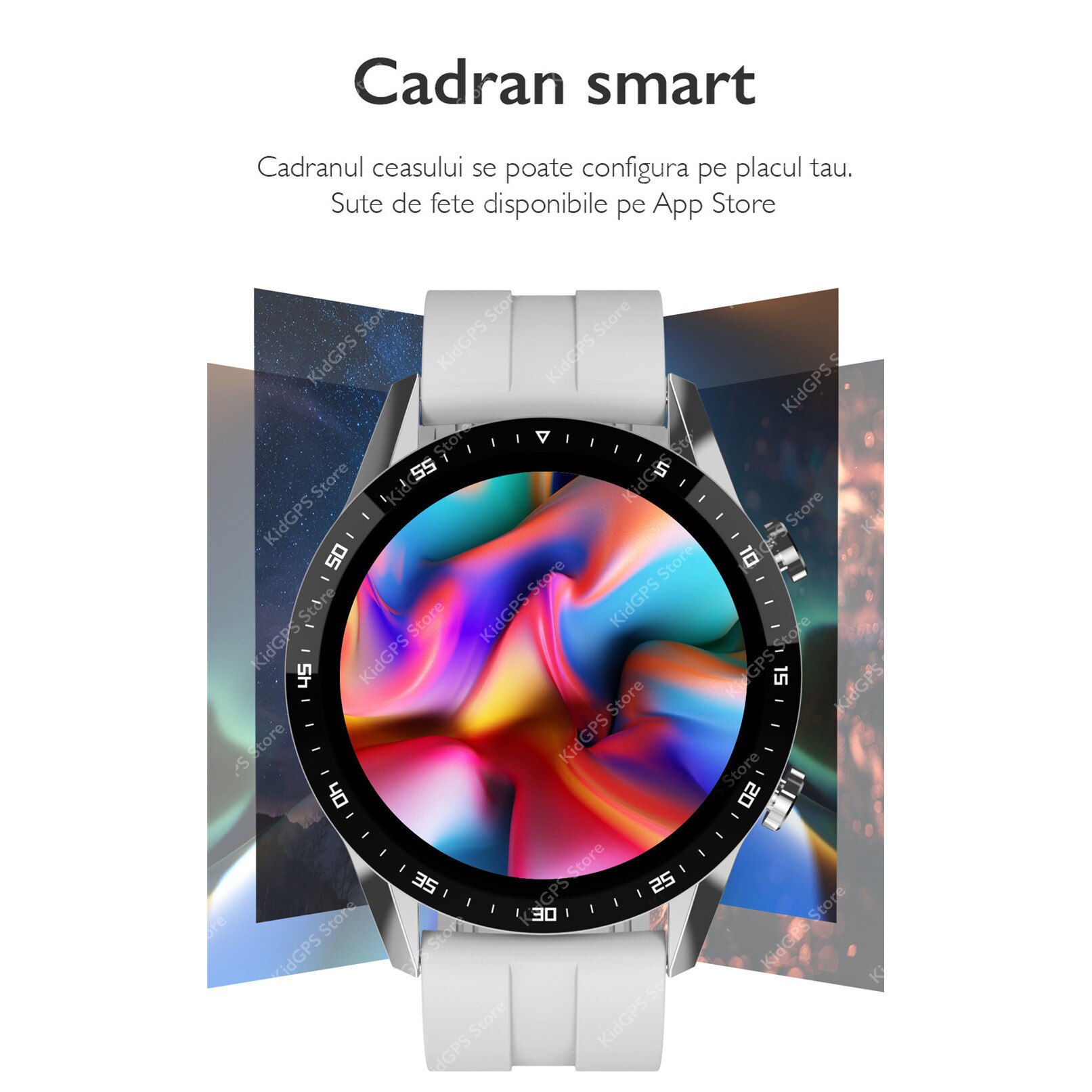 Ceas smartwatch TechONE™ T30+, 1.3 inch HD, multi sport, apel bluetooth ...