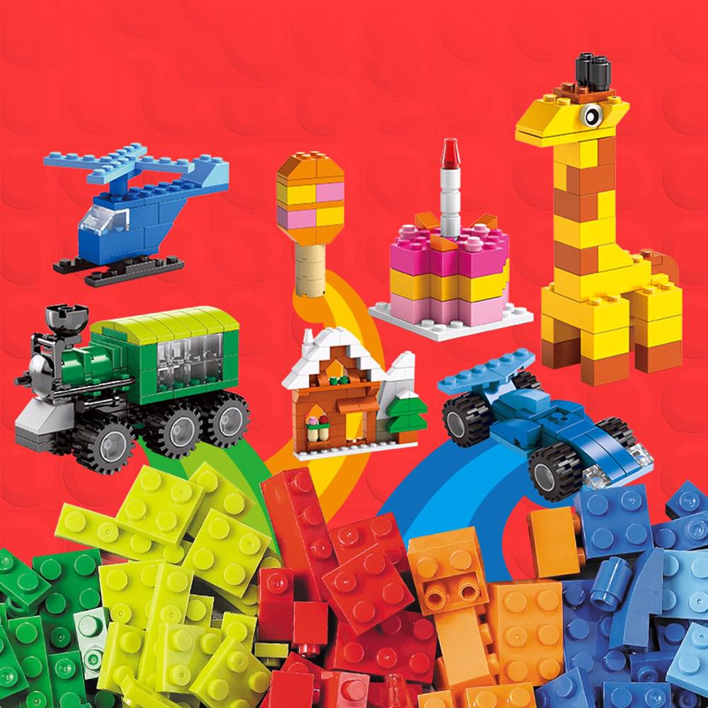 Lele Brother Építőtégla típusú építőkészlet, Multicolor, 1000 db - eMAG.hu