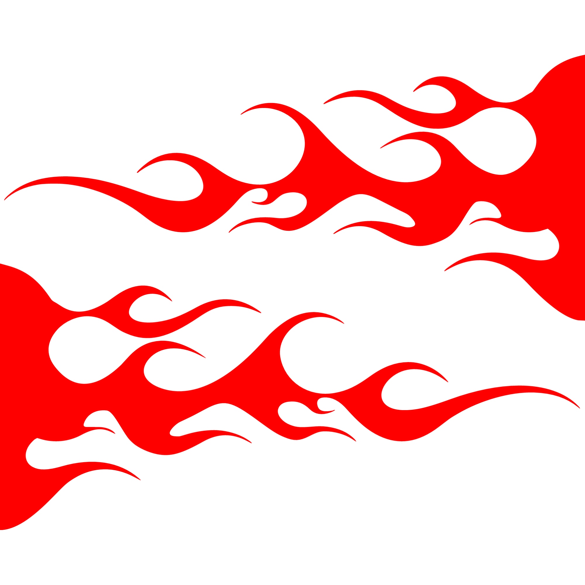 Sticker auto "Flacari'', 50x22cm, Rosu - eMAG.ro