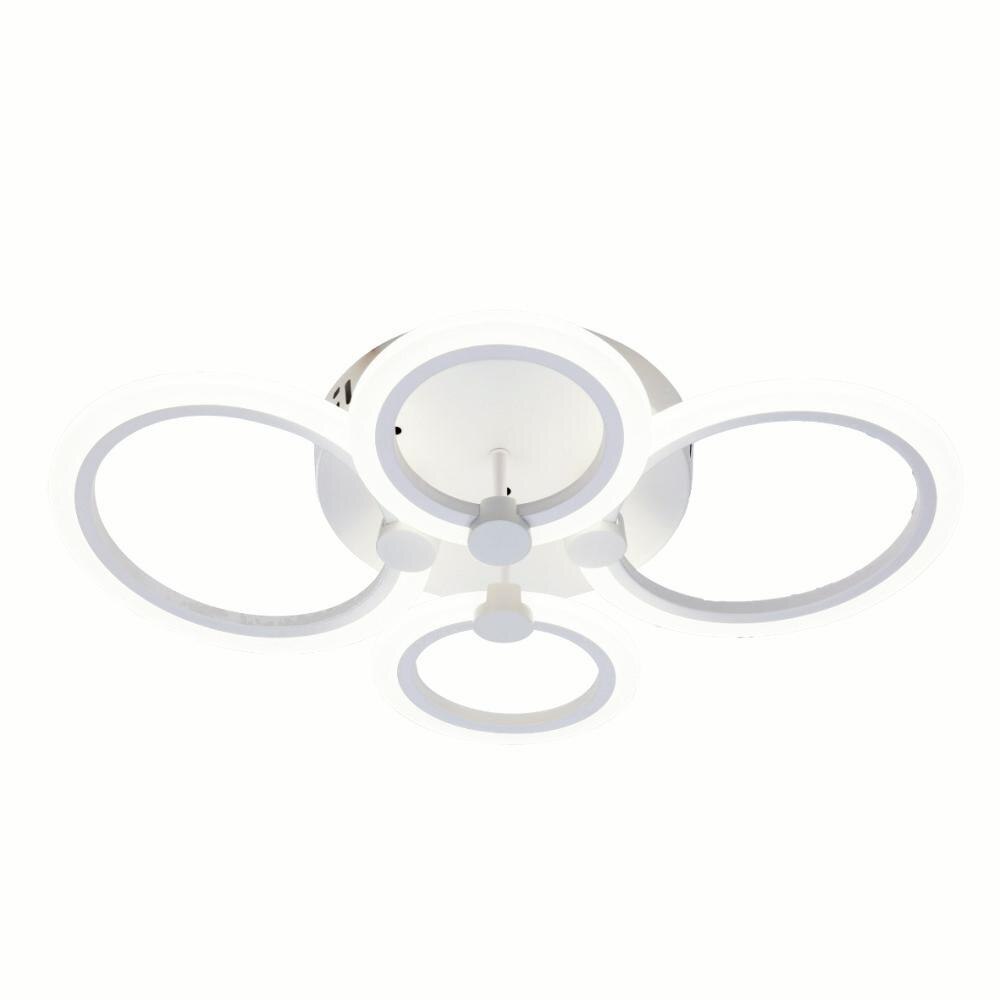 Lustra led cercuri cu telecomanda 56W cu 4 brate 3 culori 580mm x 90mm ...
