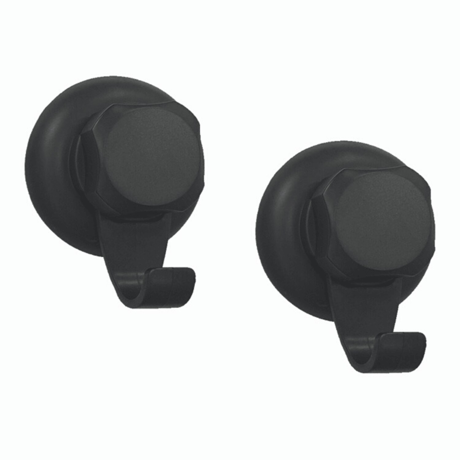 Set 2 carlige suport prosoape cu ventuza, Compactor, Otel, 5.4x4x8 cm ...