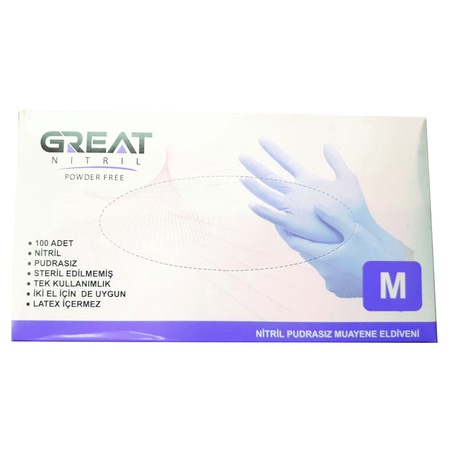 Set manusi de unica folosinta, Great Nitril, 100 buc, m - eMAG.ro