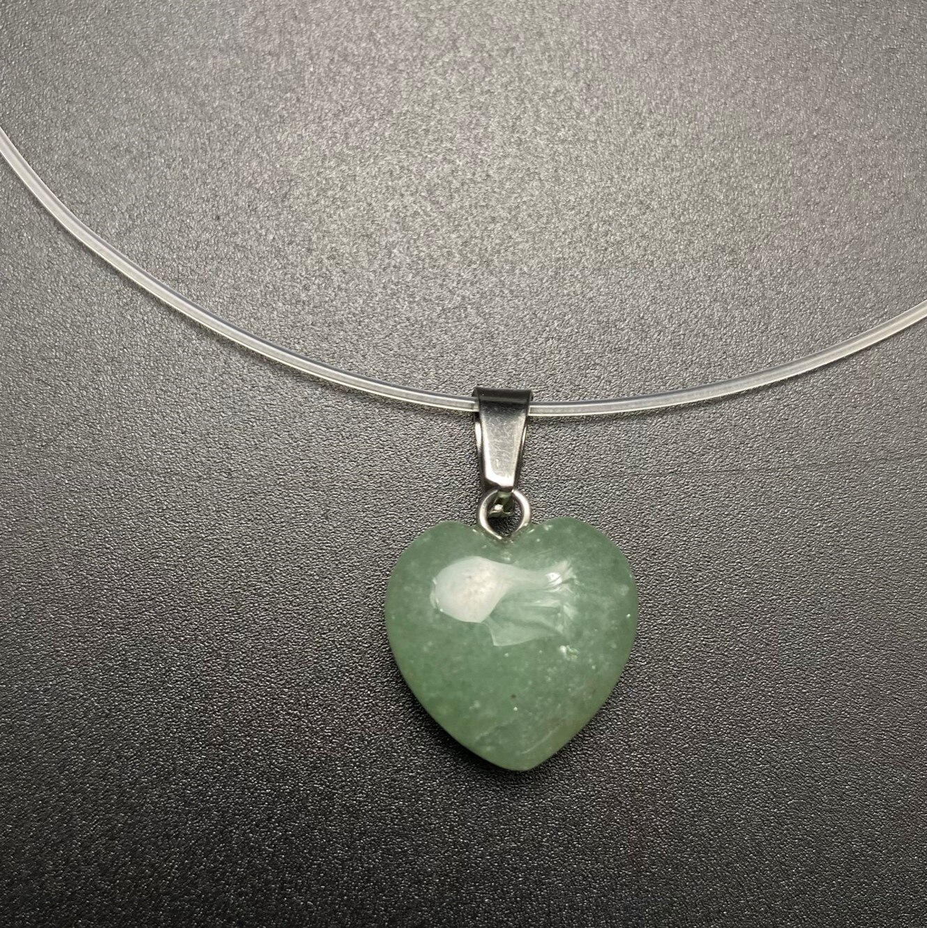 Colier din guta, la baza gatului, Zen Art, Pandantiv Piatra Aventurin ...