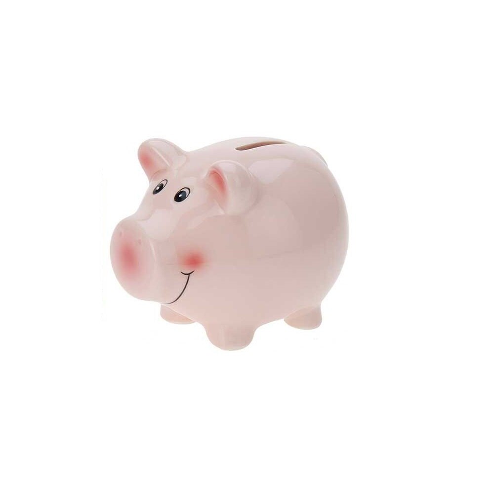 Pusculita porcusor ceramic, roz, 14 cm x 9 cm, GRM01-01 - eMAG.ro