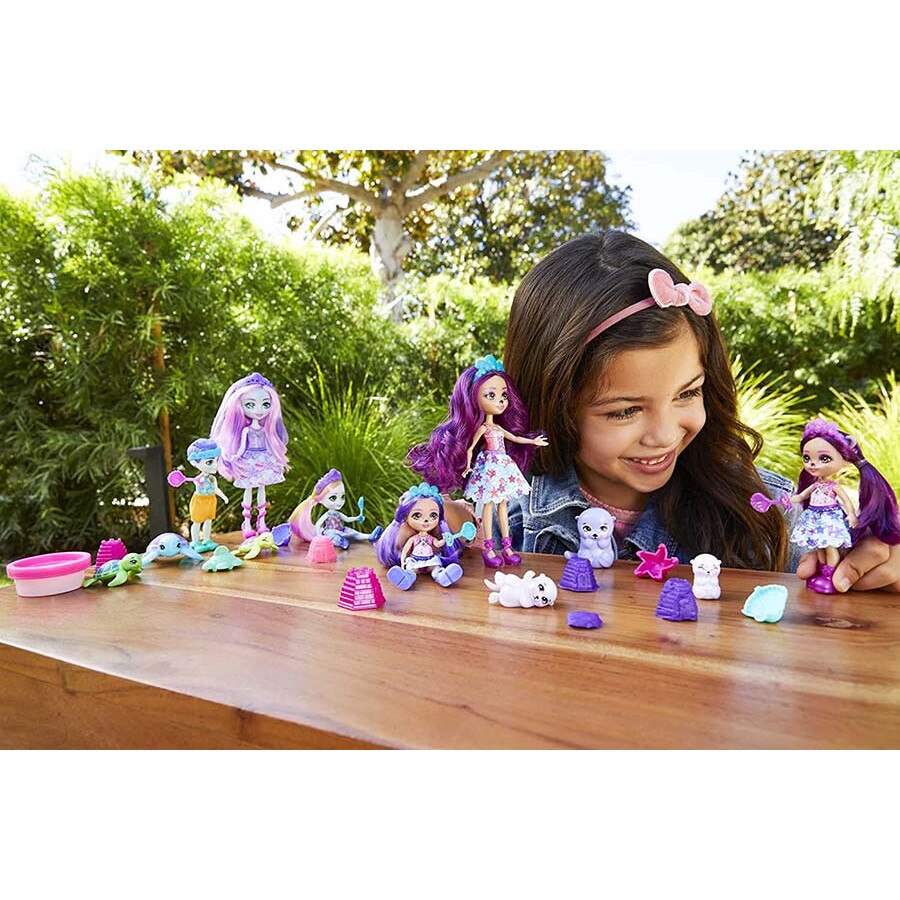 Set de joaca Tinsley Turtle si familia de broaste testoase Enchantimals ...