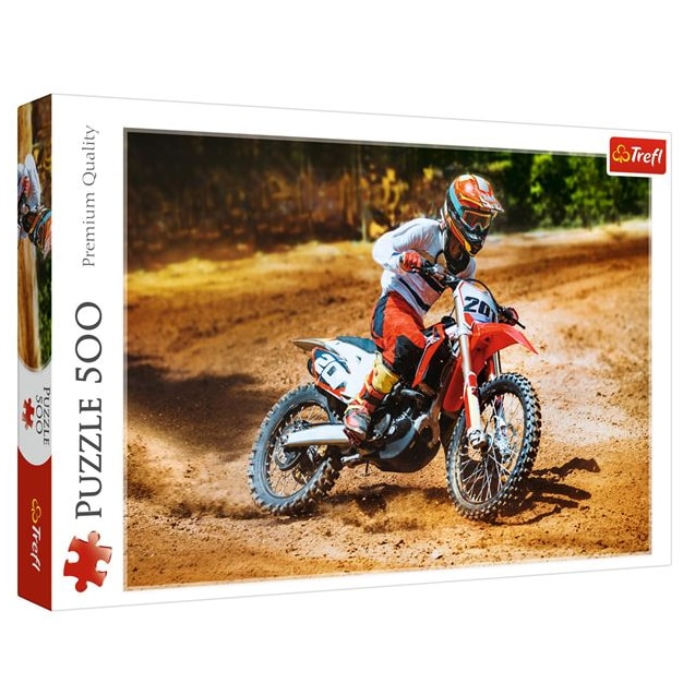 Puzzle Moto Cross, 500 de piese - eMAG.ro