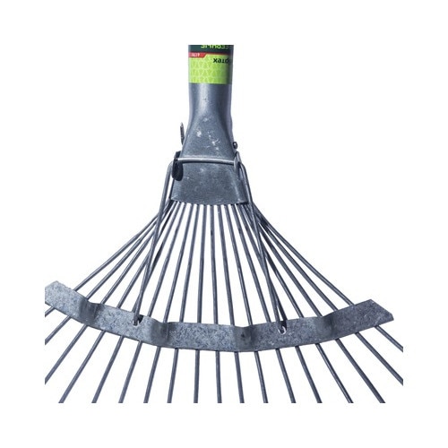 Grebla pentru frunze cu 18 dinti, zincata, coada din lemn, 125 cm - eMAG.ro