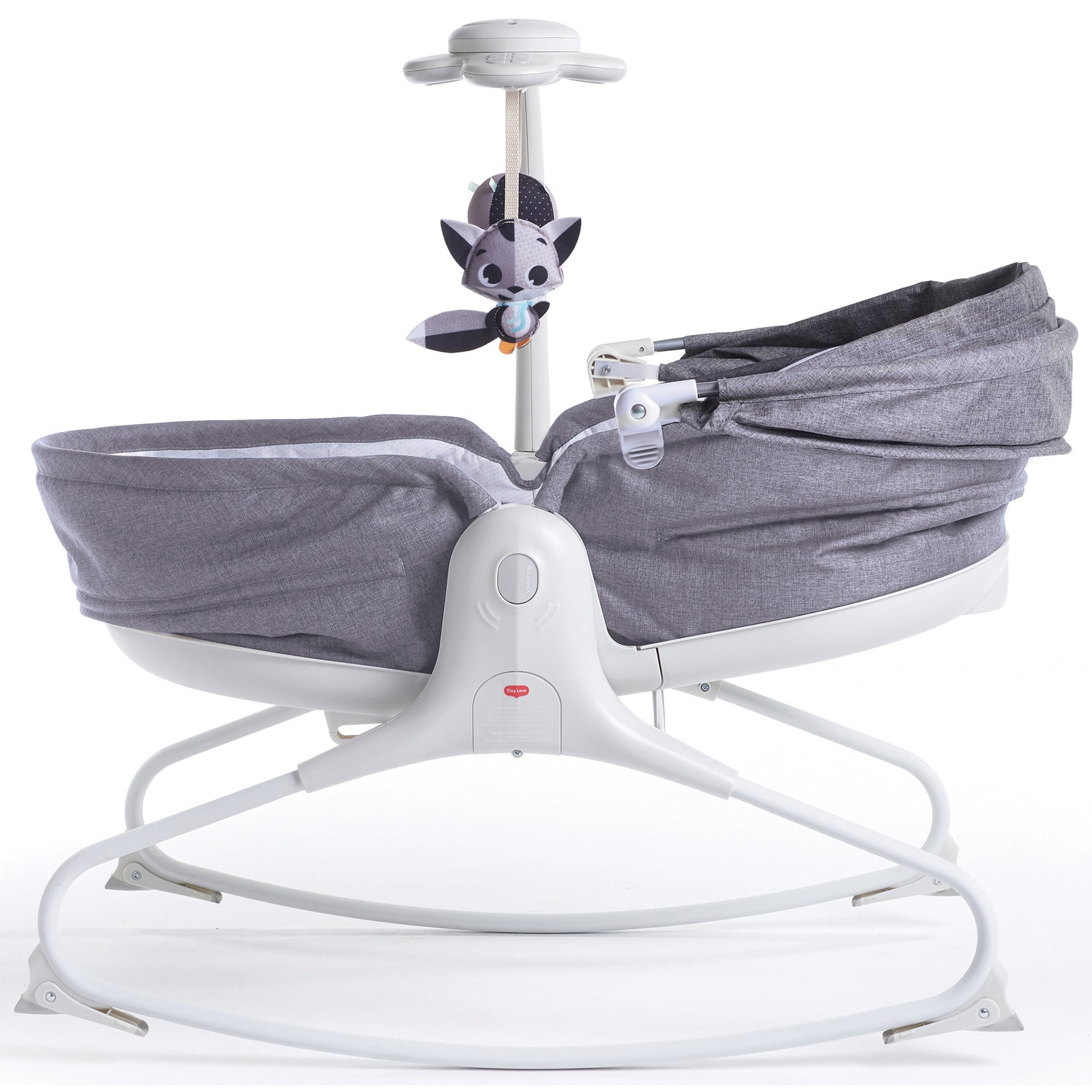 Шезлонг 3in1 Tiny Love Cozy Rocker Napper, Сив/Бял - eMAG.bg