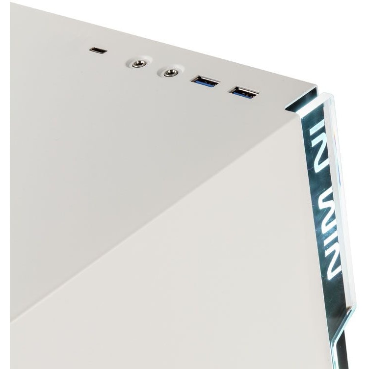 PC кутия In Win 101C, Micro ATX, Mini ITX, ATX, бяла - eMAG.bg