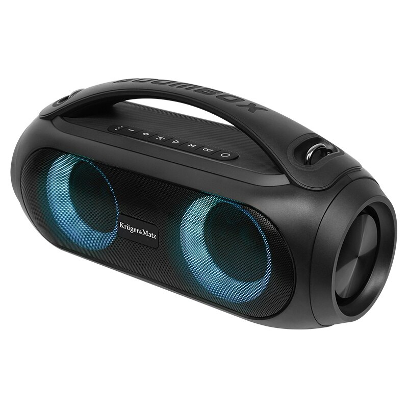 Boxa Wireless Portabila TWS, Putere 20W, Bluetooth, USB, AUX, Baterie ...