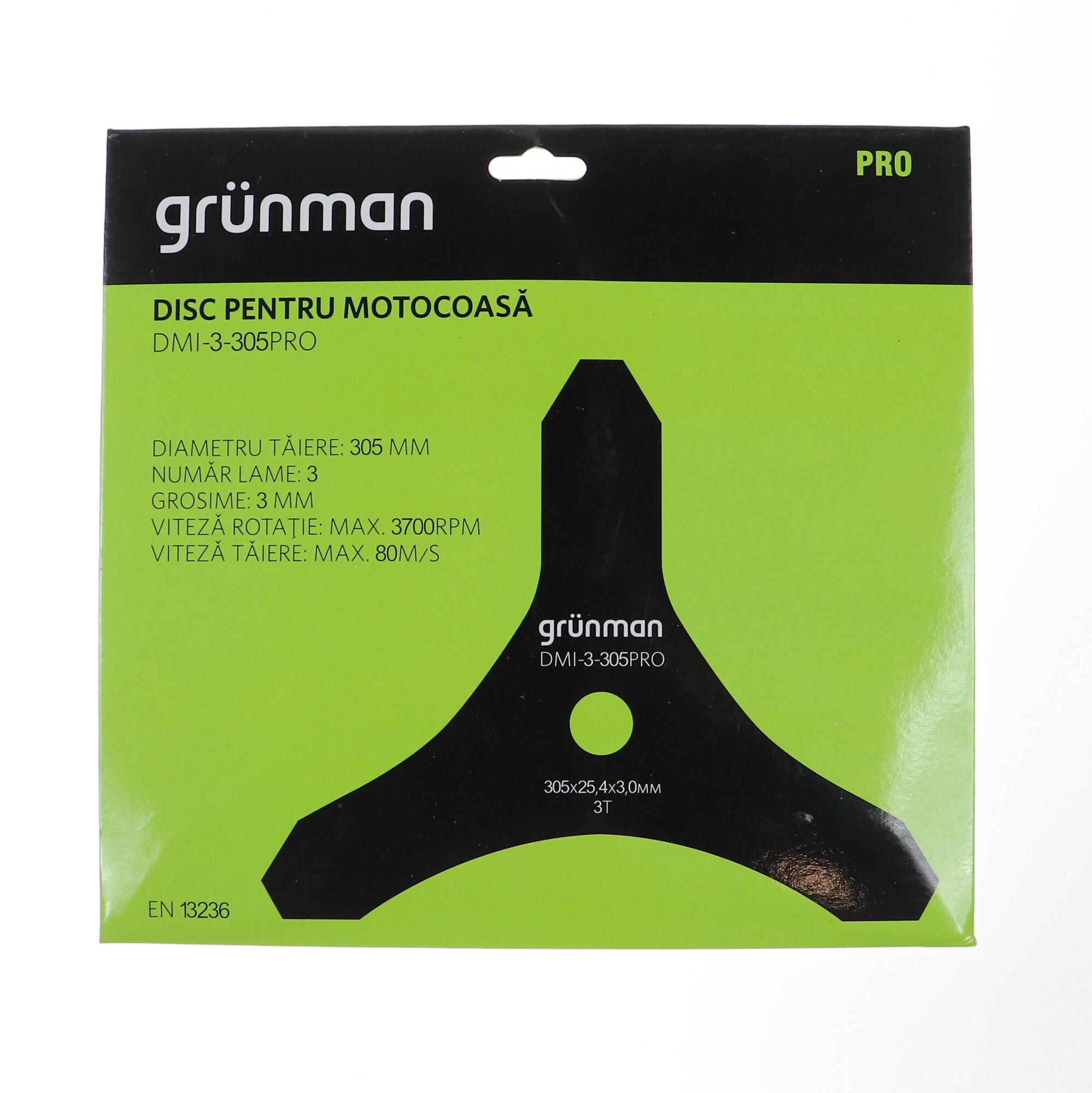 Disc motocoasa pentru tuns iarba, confectionat din otel, cu 3 lame ...