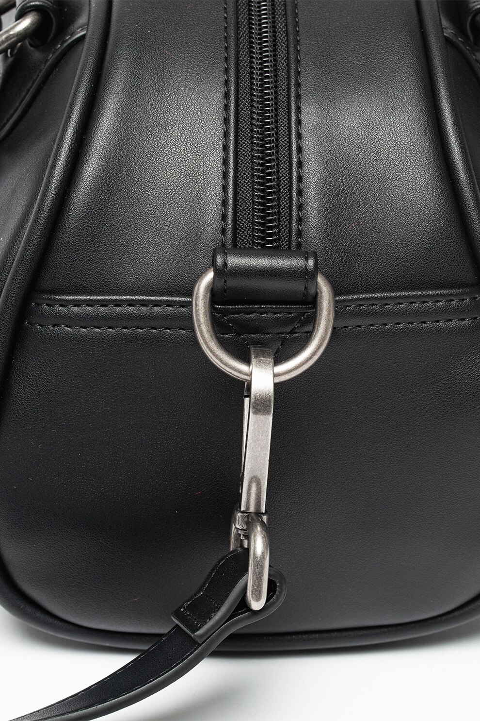 Diesel, Geanta bowler din piele ecologica Meri, Negru - eMAG.ro