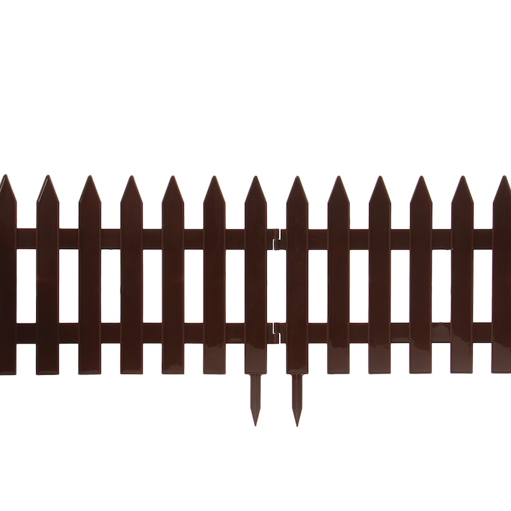 Gard decorativ pentru gazon sau gradina din plastic, model clasic, 320 ...