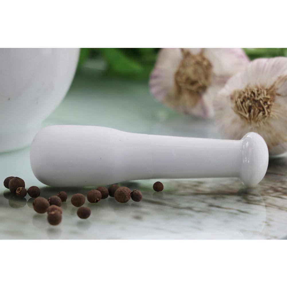 Mojar cu pistil pentru condimente HIT, Ceramica, 15x7.5cm, Alb - eMAG.ro