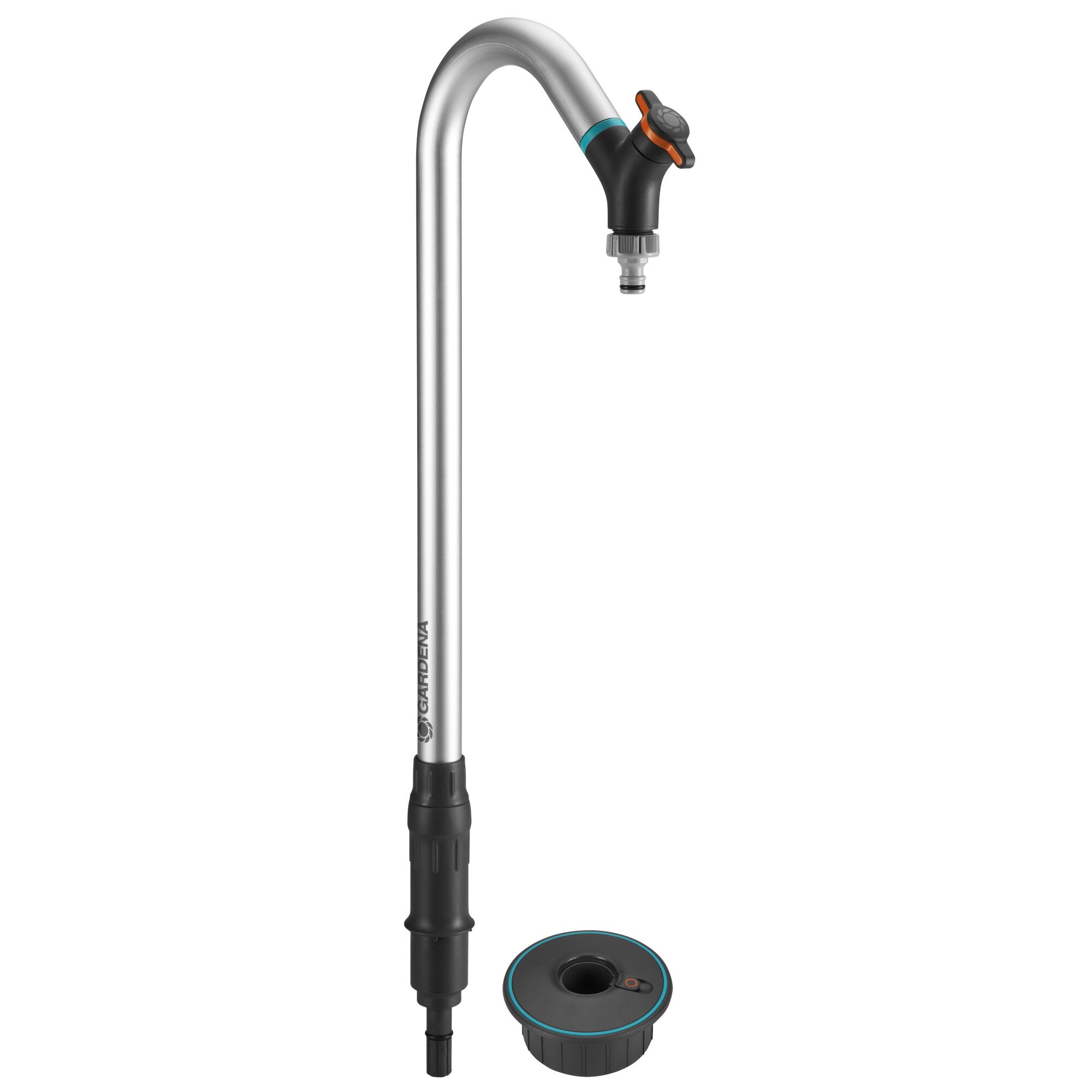 Robinet de gradina, Gardena, Gri/Negru - eMAG.ro