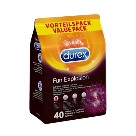 Prezervative Durex, Fun Explosion, 40 Bucati - eMAG.ro