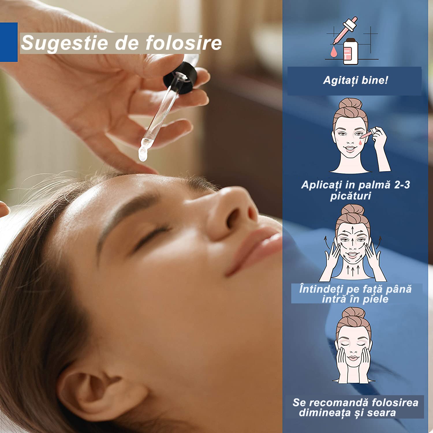 Ser cu retinol 2,5% pentru fata, anti-imbatranire, impotriva ridurilor ...