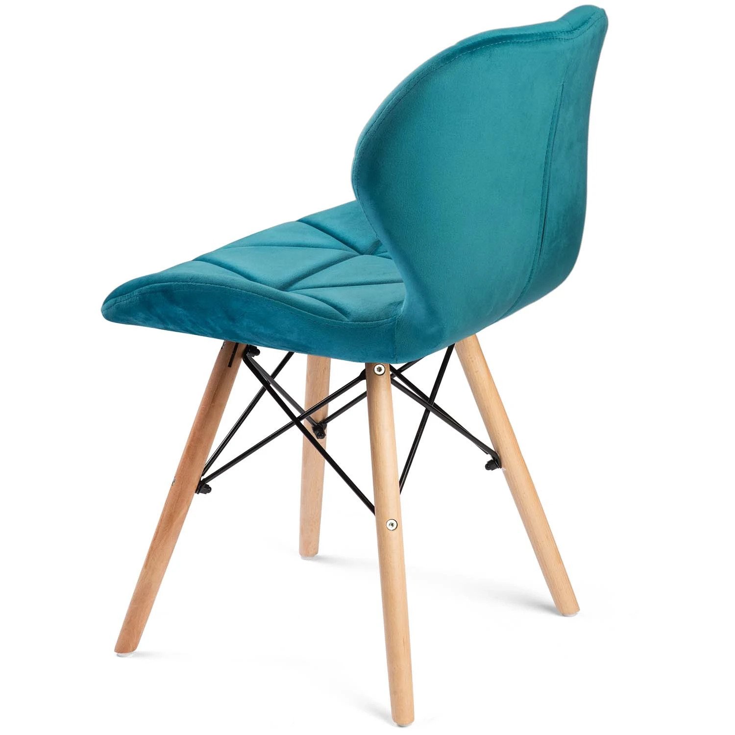 Set 4 scaune tapitate cu material placut la atingere, structura ...