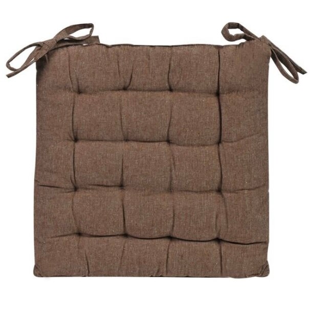 Set 4 perne pentru scaun, maro, 40 x 40 x 5 cm - eMAG.ro