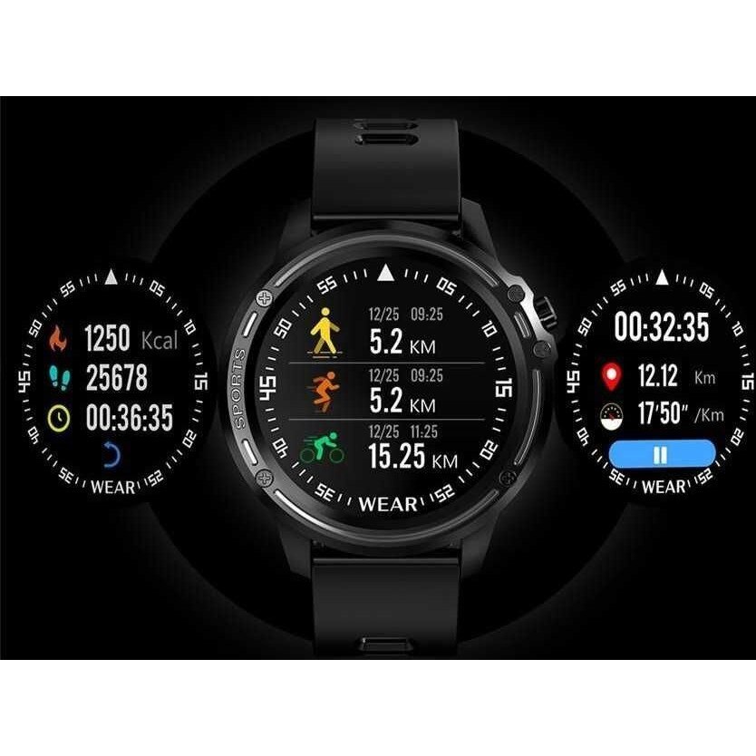 Ceas Sport Fitness Tracker Smartwatch L8 RED - eMAG.ro