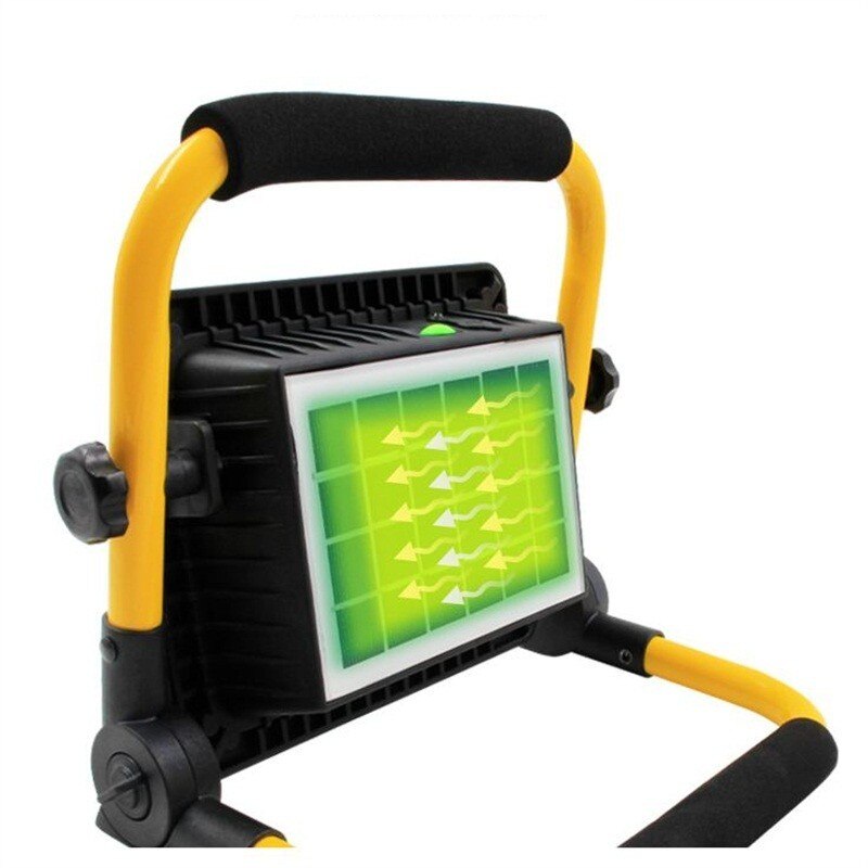 Proiector solar portabil, 120W, incarcare solara si USB, IP67, BGRJ 745 ...