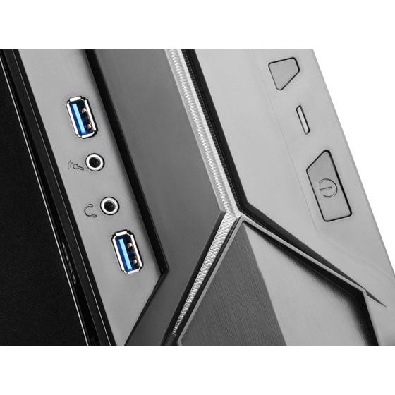 Carcasa PC SilverStone RVZ03-ARGB, SST-RVZ03B-ARGB, Mini ITX, Negru ...