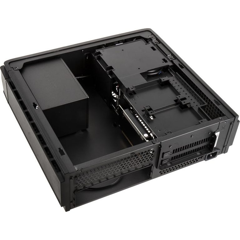 Carcasa PC SilverStone RVZ03-ARGB, SST-RVZ03B-ARGB, Mini ITX, Negru ...