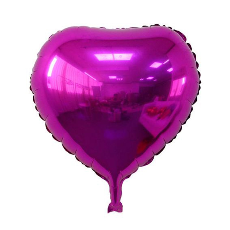 Balon iubire, decor inima, 45 cm, mov, EFAYN - eMAG.ro