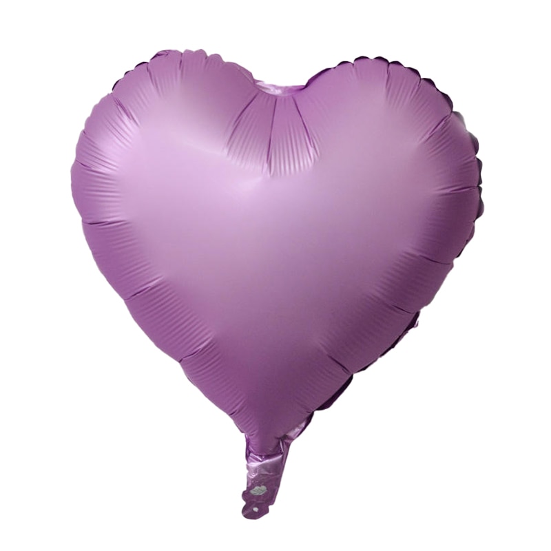 Balon iubire, decor inima, 45 cm, roz mat, EFAYN - eMAG.ro
