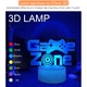 Lampa de birou, noptiera sau veghe, gaming LED 3D iluzie optica, baza ...