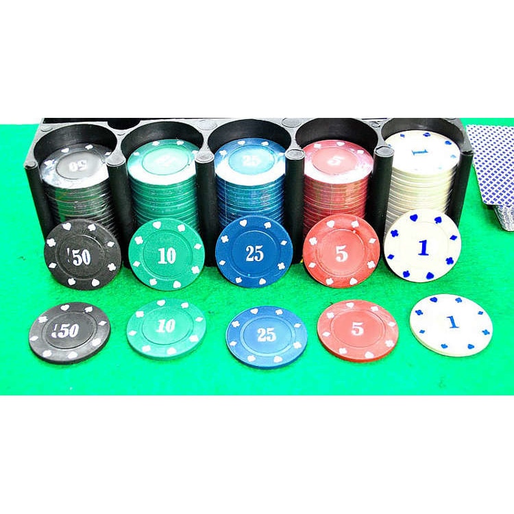 Set poker, Zola®, 200 jetoane, cutie aluminiu, 92x58 cm - eMAG.ro